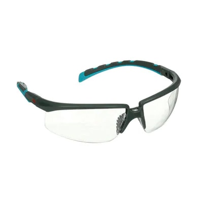 3M Solus 2000 Series, Gray/Blue-Green Temples, Scotchgard Anti-Fog ...