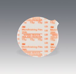 3M Microfinishing PSA Film Type D Disc, 5 in x NH 15 Micron, 3M 268L ...