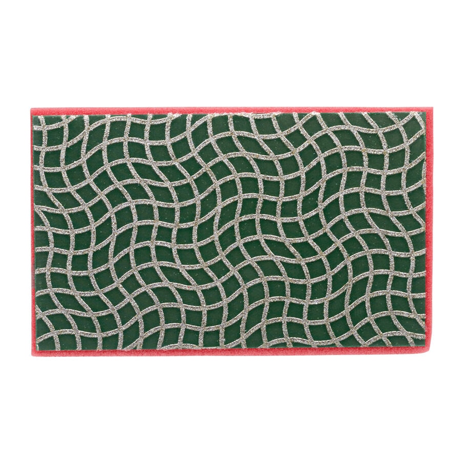 Norton 2-1/8 X 3-1/2 In. Quadroflex Curved Diamond Hand Pad 200 Grit ...